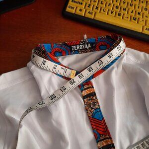 Zeroyaa | Shirts | Zeroyaa Men African Prints Long Sleeve Button Up ...